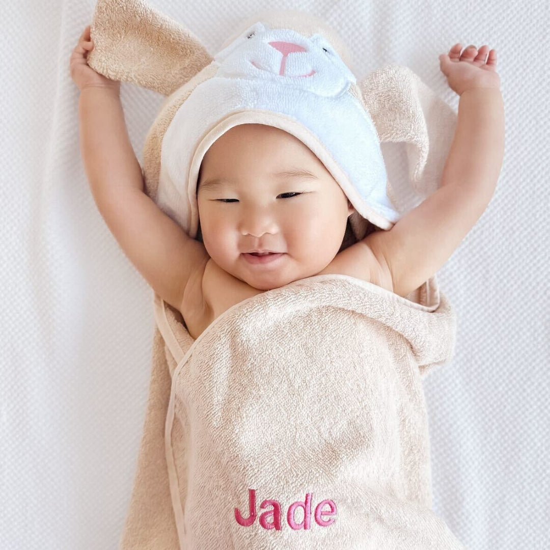 Hooded Towel - Clover The Bunny – Riff Raff Baby US