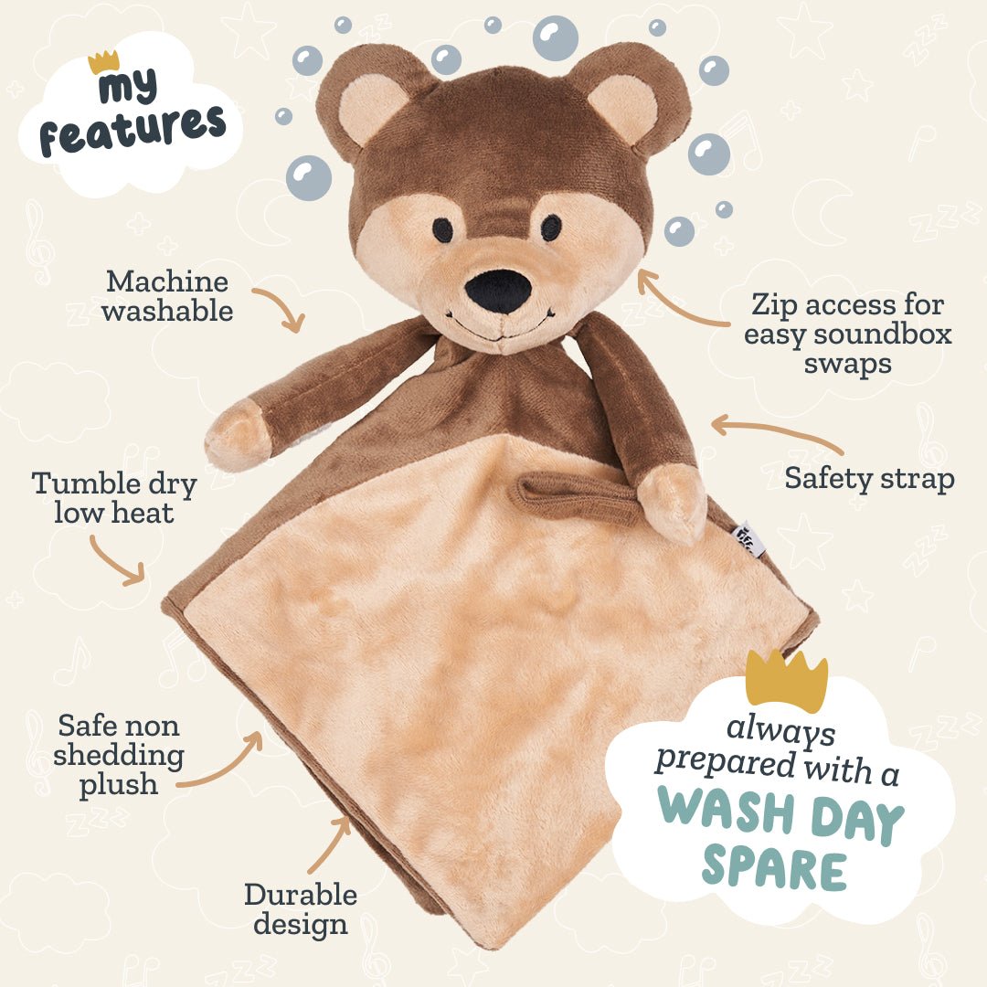 Wash Day Spare Plush - Banjo The Bear – Riff Raff Baby US